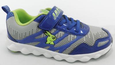China Os calçados casuais espertos das crianças com a parte superior do plutônio & da malha, o forro da malha e o outsole da DM /TPR à venda