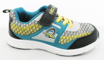 China Spring Blue Trail Running Shoes PU Upper EVA Outsole for Kids for sale