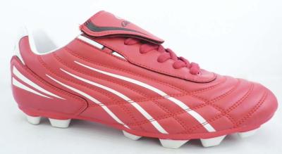 中国 よい PU Upper/RB または TPU の足底、Cutsomized のロゴおよびブランドの黄色/黒の屋内屋外のサッカーの靴は歓迎されます 販売のため