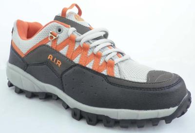 Cina Arancia grigia alla moda della maglia del rivestimento delle scarpe da corsa antislittamento della punta per il ragazzo in vendita