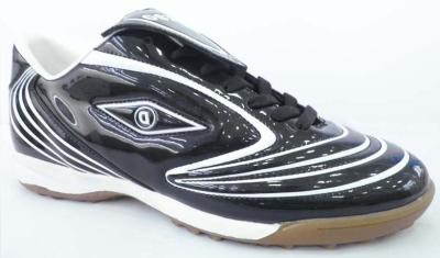 China Lightweight black Mens Soccer Turf Shoes / customized soccer cleats for sale