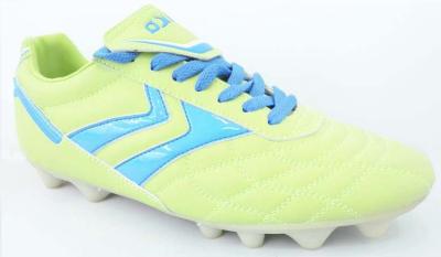 China Bright Colored yellow Mens Football Boots Breathable Rubber Sole for sale