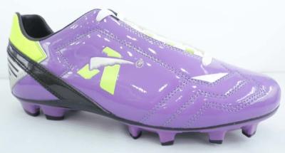 China Purple world cup football boots sports direct / Indoor Turf Soccer Shoes for sale