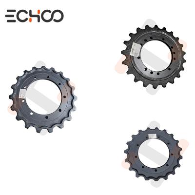 China Chain Sprocket Compatible Yanmar B15EX Mini Digger Chassis Components for sale