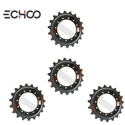 China Chain sprocket compatible with Kubota U17 mini excavator undercarriage frame for sale