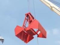 China 2 Peels Mechanical Grab Control Bucket For Material Unloading for sale