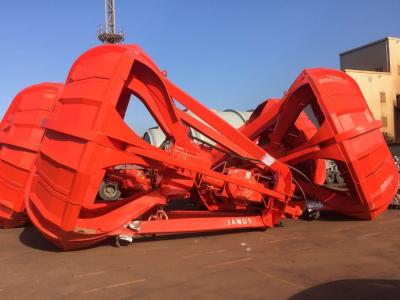 China ISO Mechanical Control Orange Peel Grab Bucket Electro Hydraulic Remote Control for sale