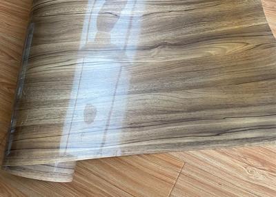 China 0.30mm Thick PVC Decorative Film Wood Effect High Gloss Surface for sale