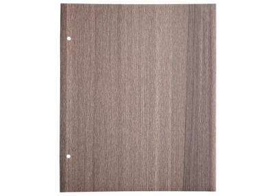 China Brown Wood Texture PVC Membrane Foil For Door Face Non - Adhesive for sale
