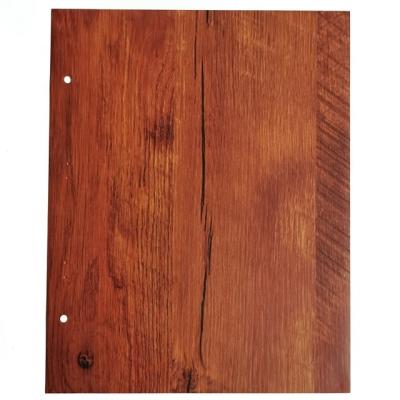 Cina 0.07mm Thick Wood Pattern PVC Decorative Film Flat Surface Roll Packing in vendita
