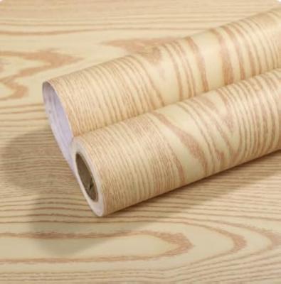中国 1.22x50M ベストセラー 彫刻木製PVC壁紙 装飾用 自粘性フィルム 販売のため