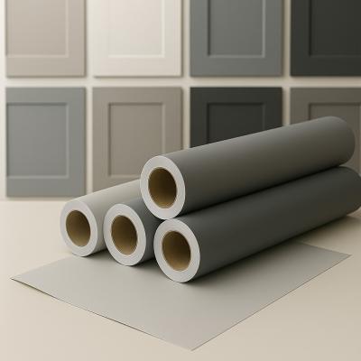 China Soft Touch Super Matte Solid Color PVC Lamination Film for Furniture and Doors for sale