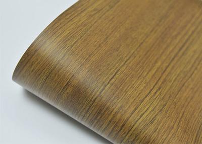 Cina Stagnola decorativa della membrana del PVC del grano di legno per le porte del Governo della mobilia in vendita