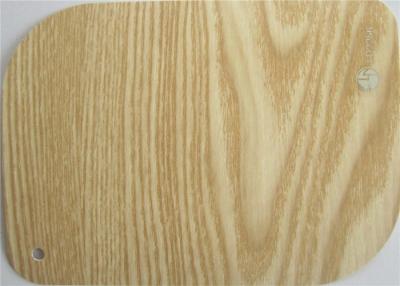 China Yellow Wooden Finish Pvc Vinyl For Wall Waterproofing WPC Panel for sale