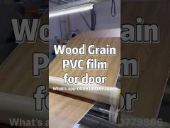 Gemengde olie imitatie houtgraan PVC decoratieve film voor deuren - Italië Hout Look Design