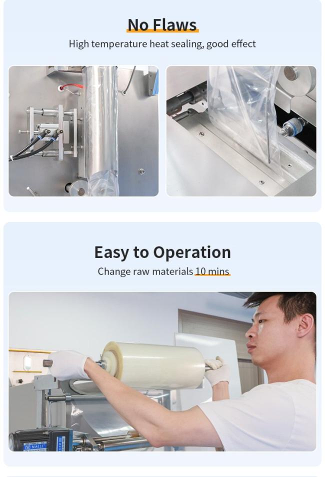 High temperature heat sealing, good effect