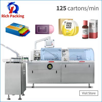China Linea di astucciatrici per scatole completamente automatiche per bottiglie di sacchetti di tè con maschere di sapone for sale