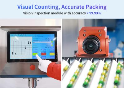 Cina Automatica conteggio visivo bottiglia macchina con 100% di precisione controllo PLC in acciaio inossidabile in vendita
