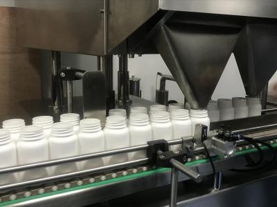 China Volledig automatische RQ-DSL-24 capsule tel- en bottelmachine Te koop