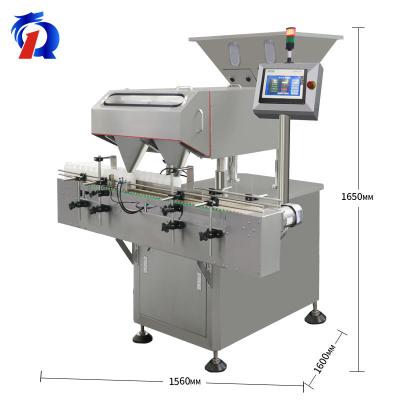 Cina Macchina elettronica per il conteggio e l'imbottigliamento di tablet a tre livelli a doppio canale 24 tracce in vendita
