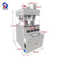 China 27 Punch Double Pressure Mode Tablet Press Machine With Deduster , Candy Press Machine for sale