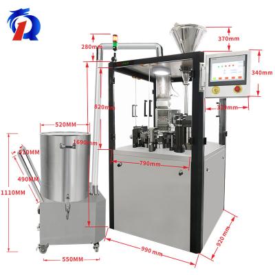 Cina Macchina di rifornimento automatica della capsula del gel di dimensione 0 di Njp 1500D/macchina del riempimento della capsula della gelatina in vendita