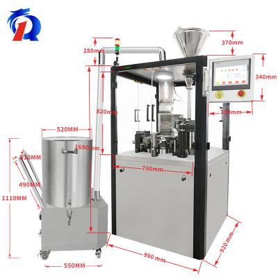 Cina Richpacking NJP serie 1500D riempitrice di capsule rotativa elettronica completamente automatica in vendita