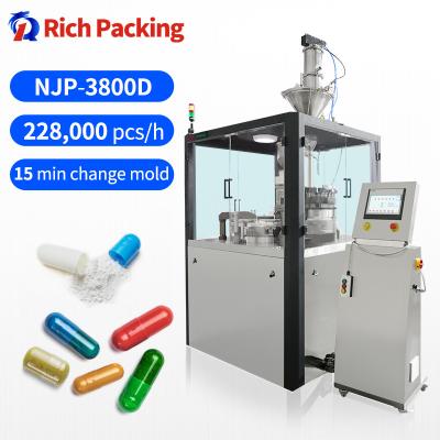 中国 自動カプセル充填機 Njp-3800D 高速 000-5# ハードゲルカプセル 販売のため