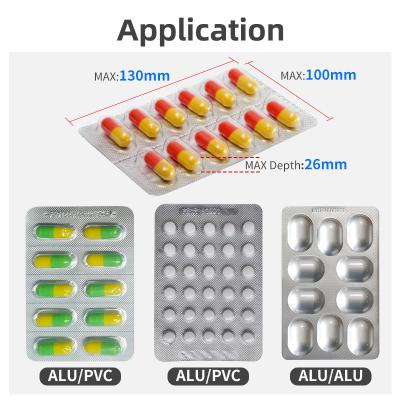 Cina Macchina per l'imballaggio della bolla della pillola della capsula della compressa Macchina farmaceutica automatica in vendita