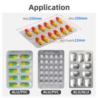 China Automatic High Speed Blister Packing Machine For Pill Capsule Tablet Packaging for sale
