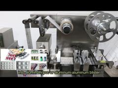 Blister Packing Machine DPP Automatic Mini Small Flat Plate Pill Capsule Tablet