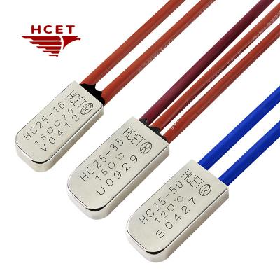 China 25A 35A High Temperature Thermal Cutoff Switch Protection Device For Industrial Motor for sale
