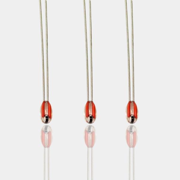 Quality Glass Bead 100k 10k NTC Thermistor 3435k 3950 Hot Water Boiler Temperature Sensor for sale