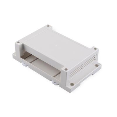 China PLC Din Rail Enclosure For Electronic Diy Switch Box Cable Junction Box 145*90*40 Mm for sale