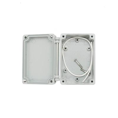 China 100x68x50mm Metal Aluminum Junction Box Waterproof with Hinge Manufacturer for sale