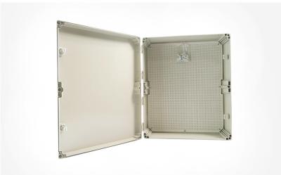 China 600x500x195mm Waterproof Large Junction Box with Lockable Snap Latch Hinged Cover for sale