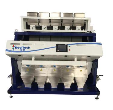 China clasificador para los cacahuetes, clasificadora del color del RGB de 5 canales inclinados del color a todo color para los cacahuetes. máquina de separación nuts en venta