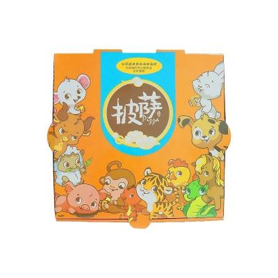 Cina Fast Food Cartone Burger Scatole con logo a colori personalizzati Stampato Pasticceria Pacchetto alimentare Ordine personalizzato in vendita