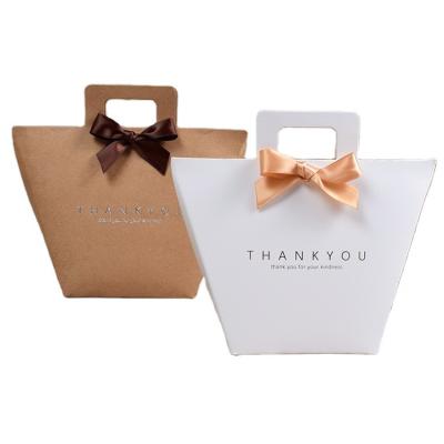 Bolsas de embalagem de alimentos personalizadas para presentes Bolsas de doces de papel Kraft Bolsas de doces recicláveis