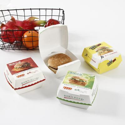 中国 パーソナライズ パーソナライズ デザイン バーガーボックス 生物分解性紙紙 販売のため