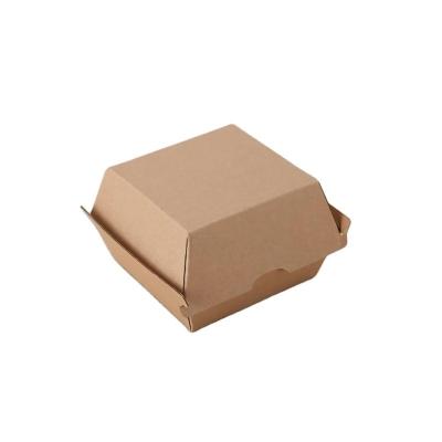 China Biodegradable Burger and White Cardboard Customized Wholesale Printing Takeout Catering French Fry Burger Box for sale