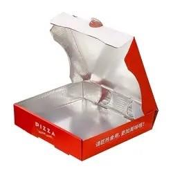 China Eco Friendly Sliced Plain Pizza Boxes Food Grade 20x20x2 Corrugated Packaging for sale