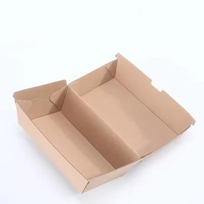 China Rigid Paper Custom Printed Burger Boxes Packaging For Fried Chicken Take Out for sale