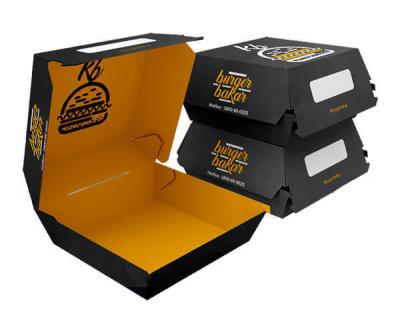 Cina Cartoni biodegradabili Sushi Burger Box Imballaggio Logo personalizzato in vendita