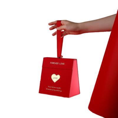 Cina Colletto di fiori Treat quadrato Cartelloni da regalo per donne personalizzati in vendita