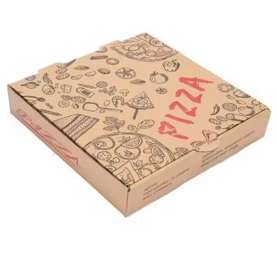 Cina Riciclaggio Scatole di pizza Eco-friendly Personalizzabile Fast Food Imballaggio Free Design in vendita