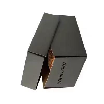 中国 オーダーメイド エコフレンドリーなバーガーボックス ロゴ付き プリントされた外食用パッケージ 生物分解性クラフト紙 食品容器 販売のため