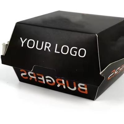 Cina Scatola di hamburger per fast food ecologica personalizzata con logo 7-10 giorni Tempo di campionamento in vendita