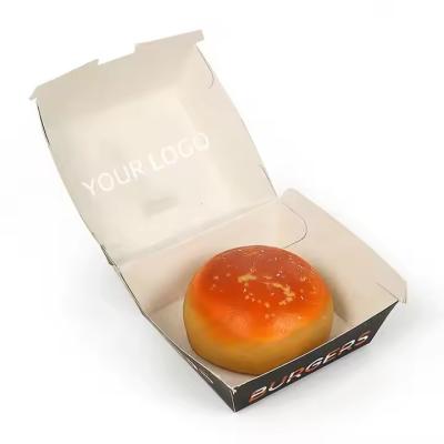 China Custom Eco-Friendly Fast Food Burger Box met logo 7-10 dagen Proeftijd Te koop