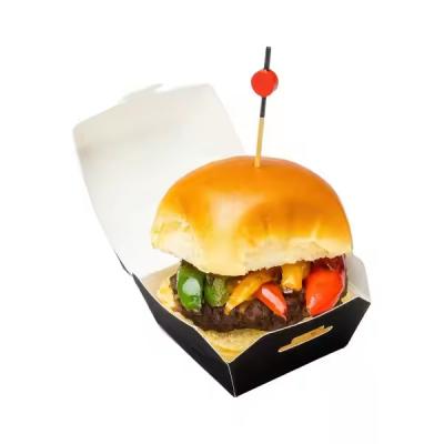 China Custom Eco-Friendly Food Snack Burger Verpakkingsdoos Een-stap takeaway voor fastfood Te koop